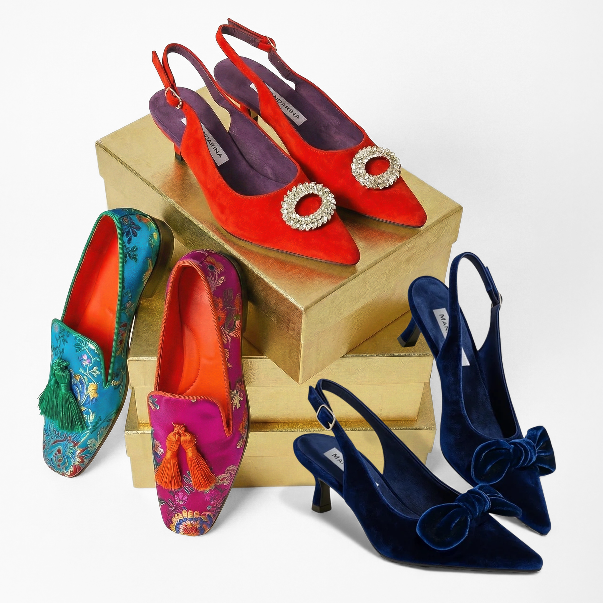 Shoes with Trims