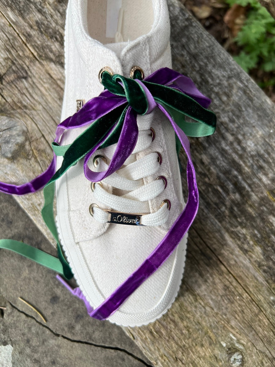Fun Laces / Purple Velvet | Mandarina Shoes