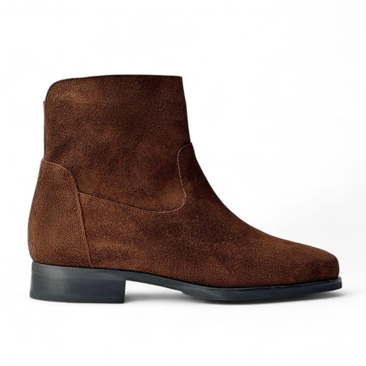Brown Suede Ankle Boots | Mandarina Shoes