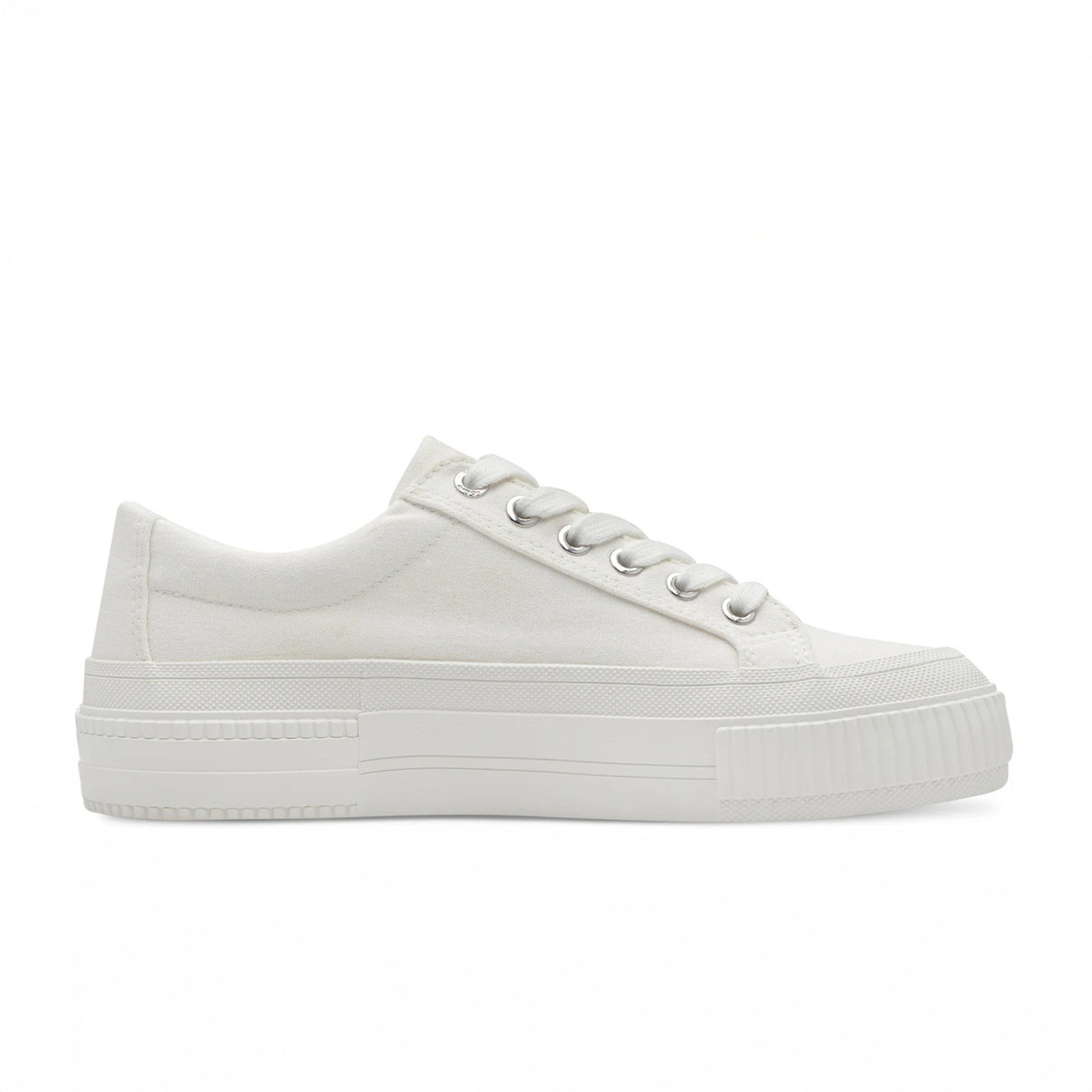 Chunky White Flatform Trainers | Mandarina Shoes
